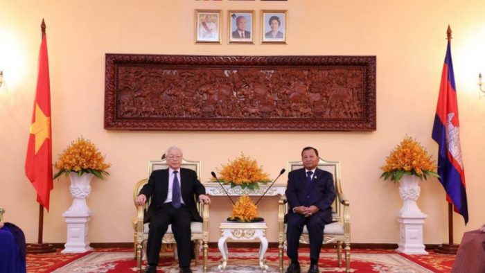 President of the Cambodian Senate Holds Talk with Head of State of ...