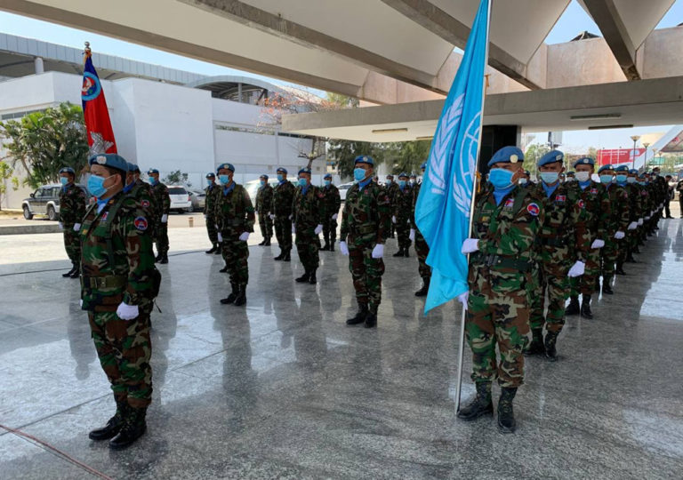 92 Cambodian Peacekeepers Leave for Their Mission in Lebanon – វិមាន៧មករា