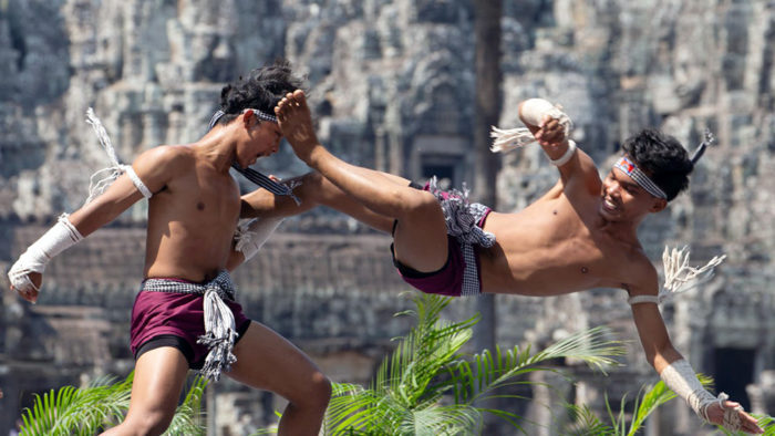 Joint Performance of Cambodia Bokator and Shaolin Wushu Martial Arts ...