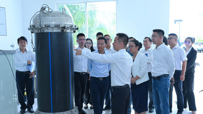 Industry Minister Visits TCU Pipe Factory and Water Facility in Kampong ...