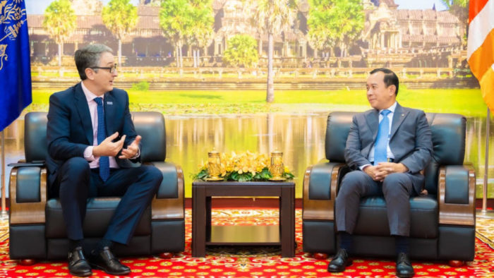 Cambodian Minister of Tourism and Visa Worldwide Discuss Tourism Cooperation – វិមាន៧មករា